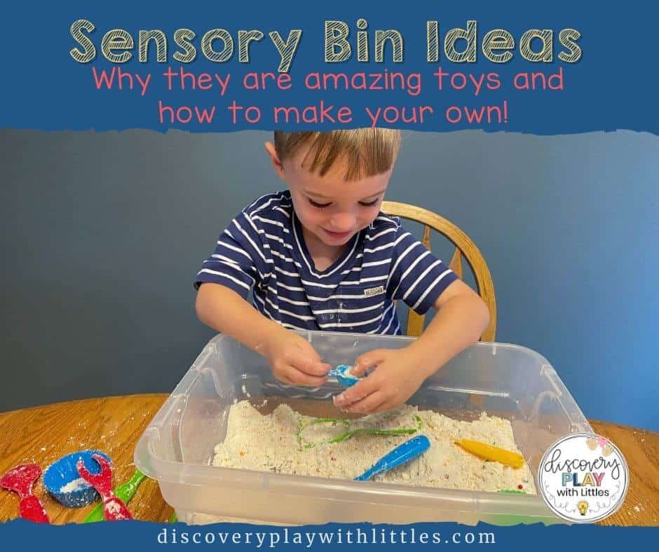 Simple Sensory Bin Ideas - Let's Discover and Play